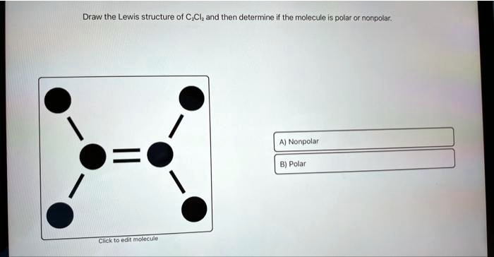 SOLVED: Draw the Lewis structure of CCl3 and then determine if the ...