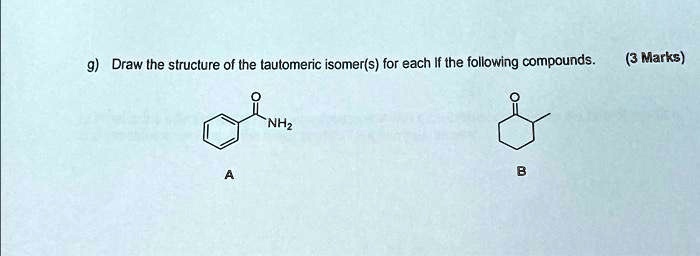 SOLVED: Draw the structure of the automeric isomer(s) for each of the following compounds. (3 ...