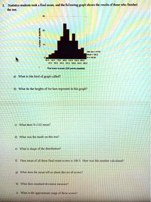 SOLVED: Texts: Statistics students took a final exam, and the following ...