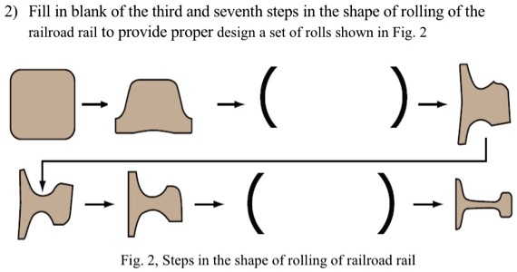 SOLVED: 2) Fill in blank of the third and seventh steps in the shape of ...