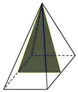 SOLVED: 'A rectangular pyramid was sliced perpendicular to its base and ...