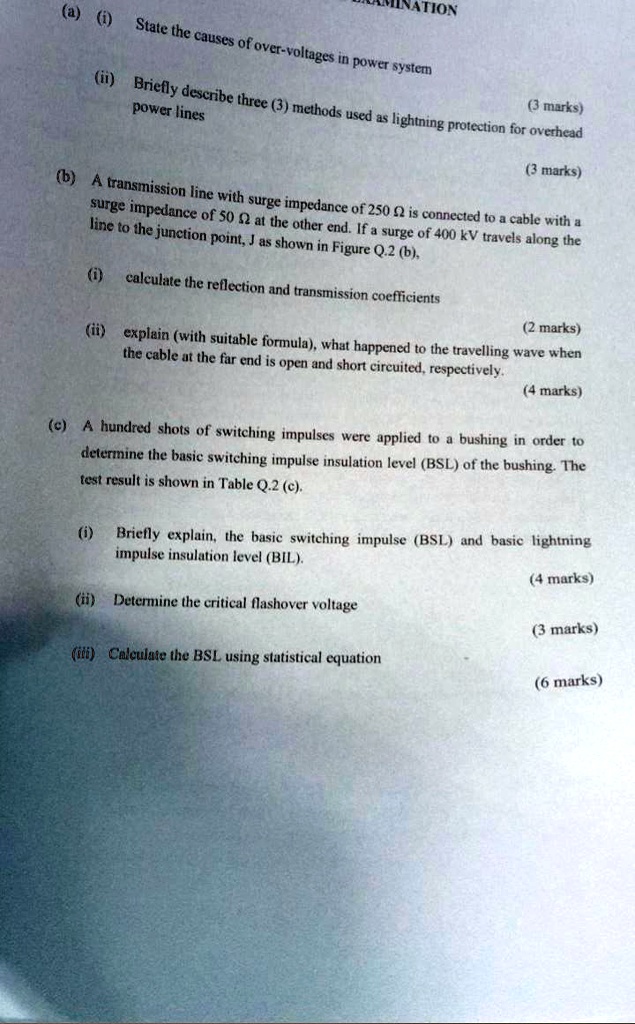 ceamination aistate the causes of over voltages in power system i power ...