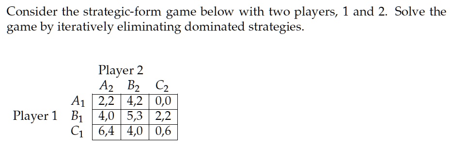 SOLVED: Please solve this Microeconomics Game Theory question ASAP ...