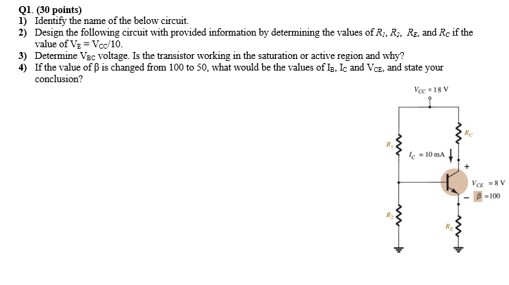 SOLVED: Q1. 30 points 1) Identify the name of the below circuit. 2) Design the following circuit ...