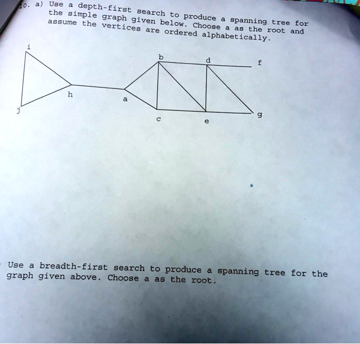 SOLVED: Use depth -= first the simpie graph search Eo produce assume ...