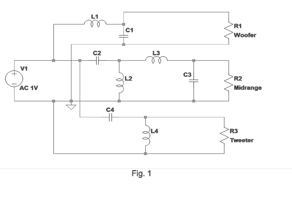 Solved Design Your Crossover Network By Finding The Inductor And