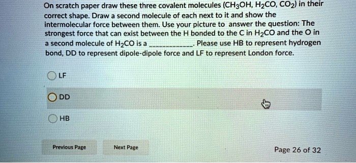 SOLVED:On scratch paper draw these three covalent molecules (CH3OH ...