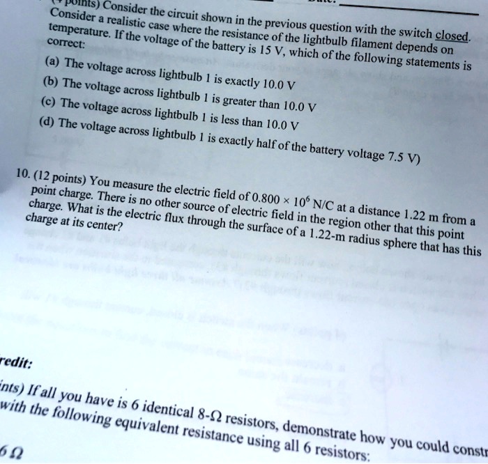 ts) Consider the circuit shown in the previous question with the switch ...
