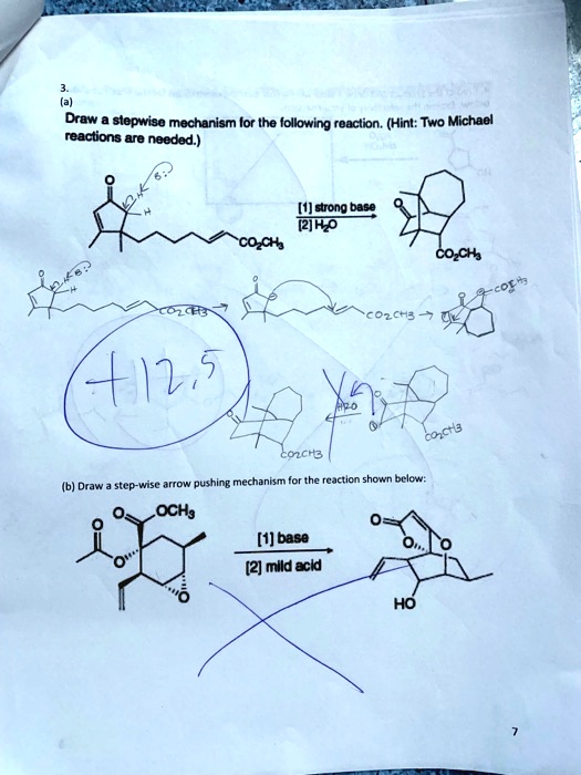 SOLVED: Draw stepwiso mechanism lor Ihe Iollowing roaclion: (Hint: Two ...