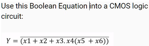 SOLVED: Circuit Schematic: Draw the circuit on a paper. Euler Path ...