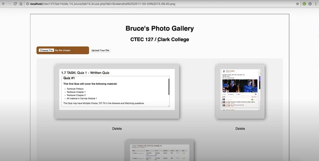 Solved Using The Php Code Build A Php Application That Does The Following Build An Image