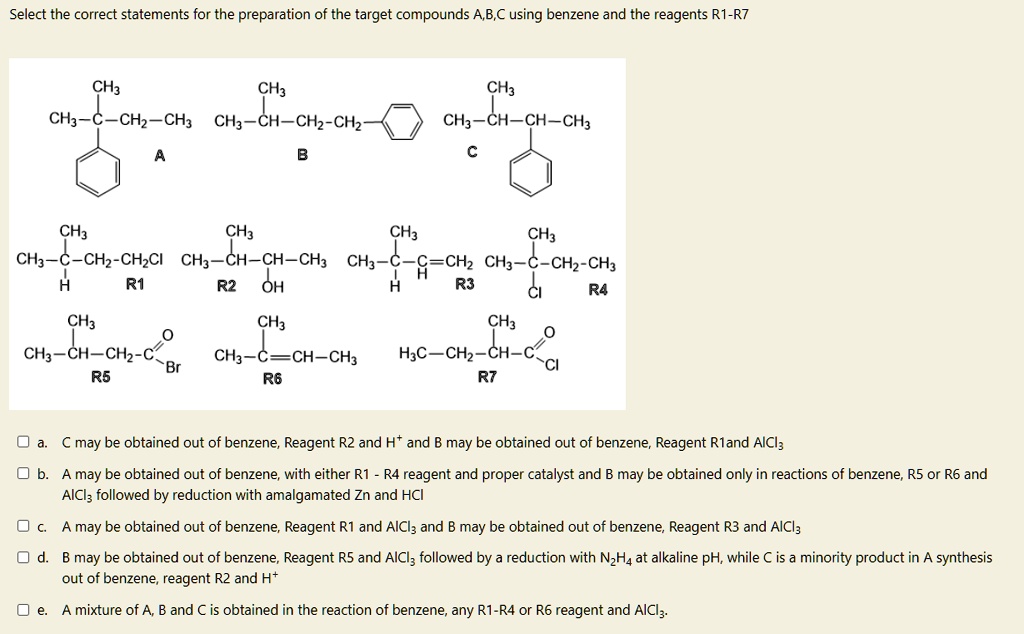 SOLVED: Text: Select the correct statements for the preparation of the ...
