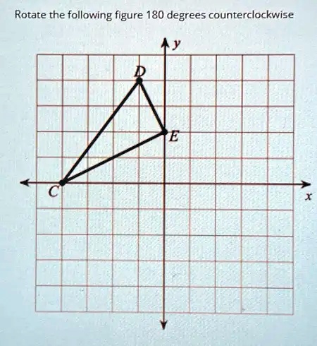 SOLVED: Rotate the following figure 80 degrees counterclockwise