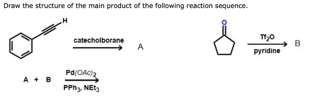 SOLVED:Draw the structure of the main product of the following reaction ...