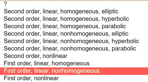SOLVED: Second order; linear; homogeneous, elliptic Second order ...