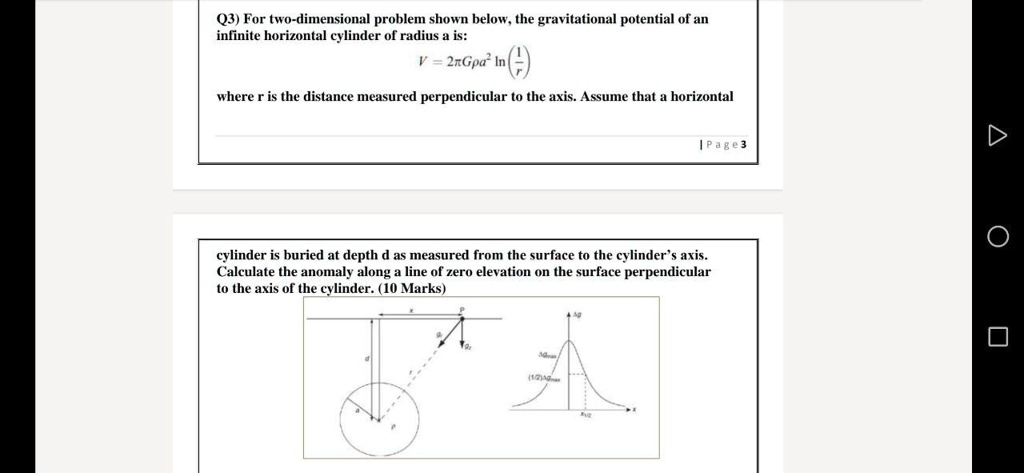 SOLVED: Q3) For the two-dimensional problem shown below, the ...