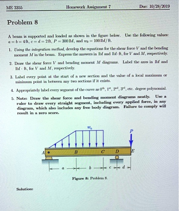 SOLVED: Note: Please use the integration method. thanks ME 2355 ...
