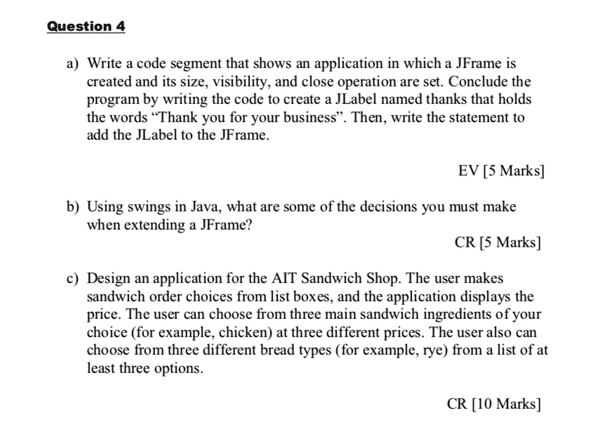 Solved All Programs Should Be In Java Language And The Course Title Is System Programming 0136