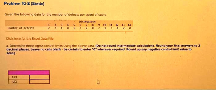 SOLVED: Texts: Problem 10-8 (Static) Given the following data for the ... SOLVED: Texts: Problem 10-8 (Static) Given the following data for the ...