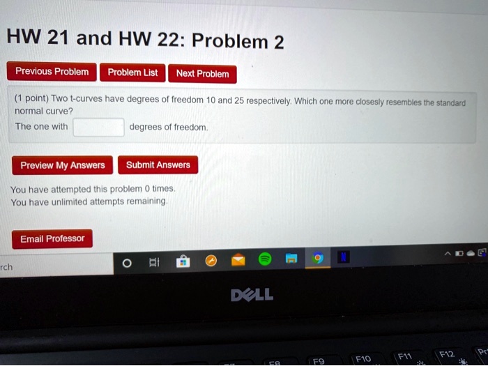 SOLVED: HW 21 and HW 22: Problem 2 Previous Problem Problem List Next Problem point) Two t ...