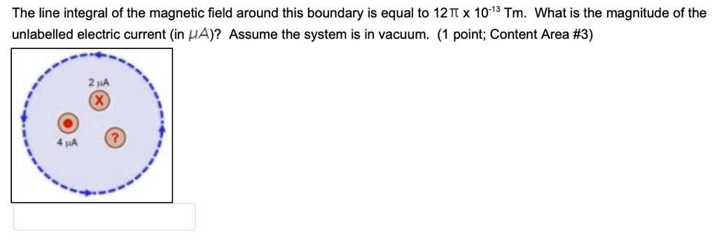 The line integral of the magnetic field around this boundary is equal ...