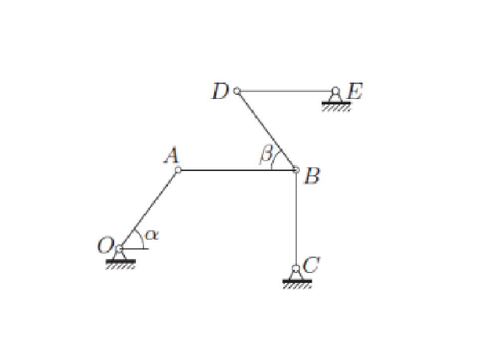1 a mechanism having one degree of freedom consists of pivotally ...