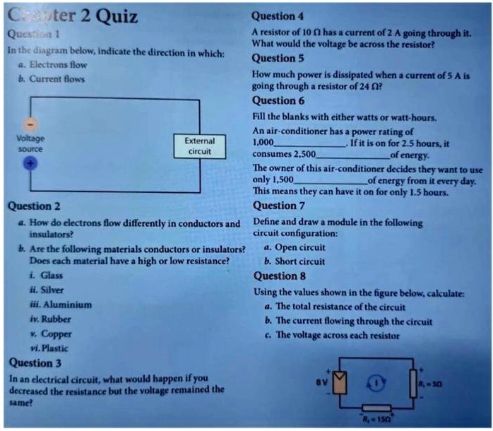 Chapter 2 Quiz Question 1 In the diagram below, indicate the direction ...