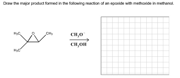 Solved Draw The Major Product Farmed In The Following Reaction Of An