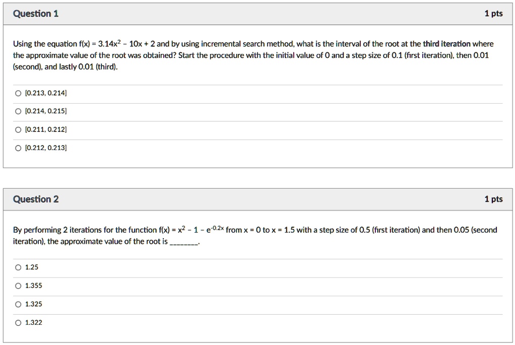 question 1 1 pts using the equation flx 314x2 1ox and by using ...