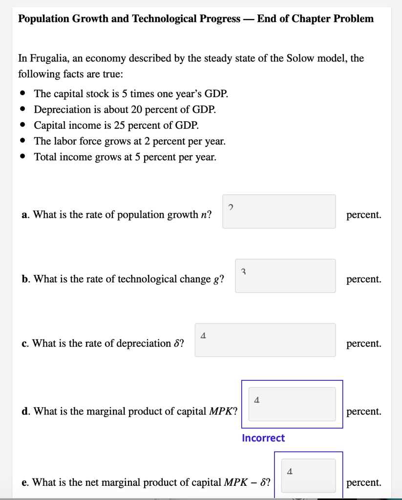 SOLVED: Need D E only, please Population Growth and Technological ...