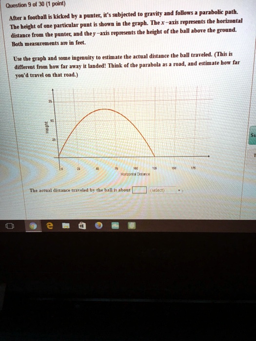 Question 9 of 30 After a football is kicked by a punter, it is ...