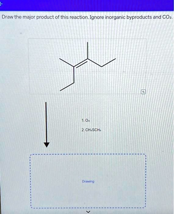 Draw the major product of this reaction. Ignore inorganic byproducts ...