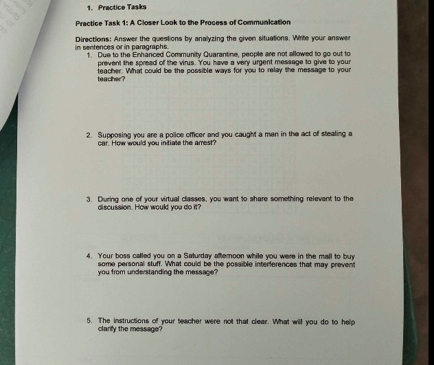 SOLVED: 1. Practice Tasks Practice Task 1: A Closer Look to the Process ...