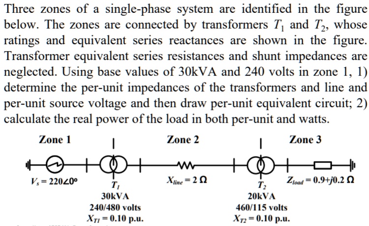 SOLVED: Three zones of a single-phase system are identified in the figure below. The zones are ...