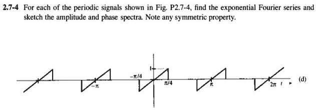 27 4 for each of the periodic signals shown in fig p27 4 find the ...