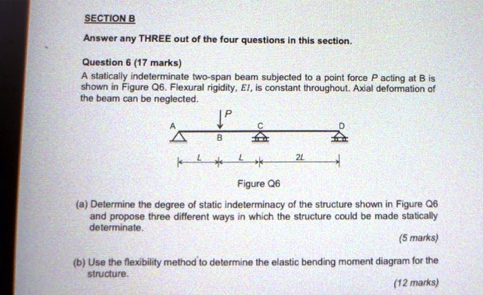 SOLVED: SECTION B Answer any THREE out of the four questions in this section. Question 6 (17 ...