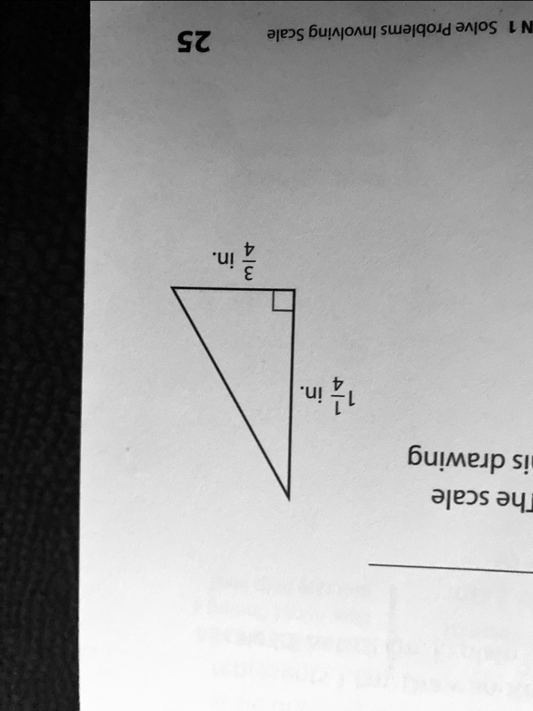 SOLVED: Someone please help asap!!! "The scale from an actual triangle ...