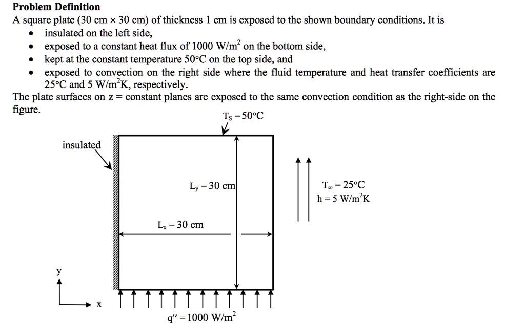 Solved You Are To Determine The Steady State Temperature Distribution