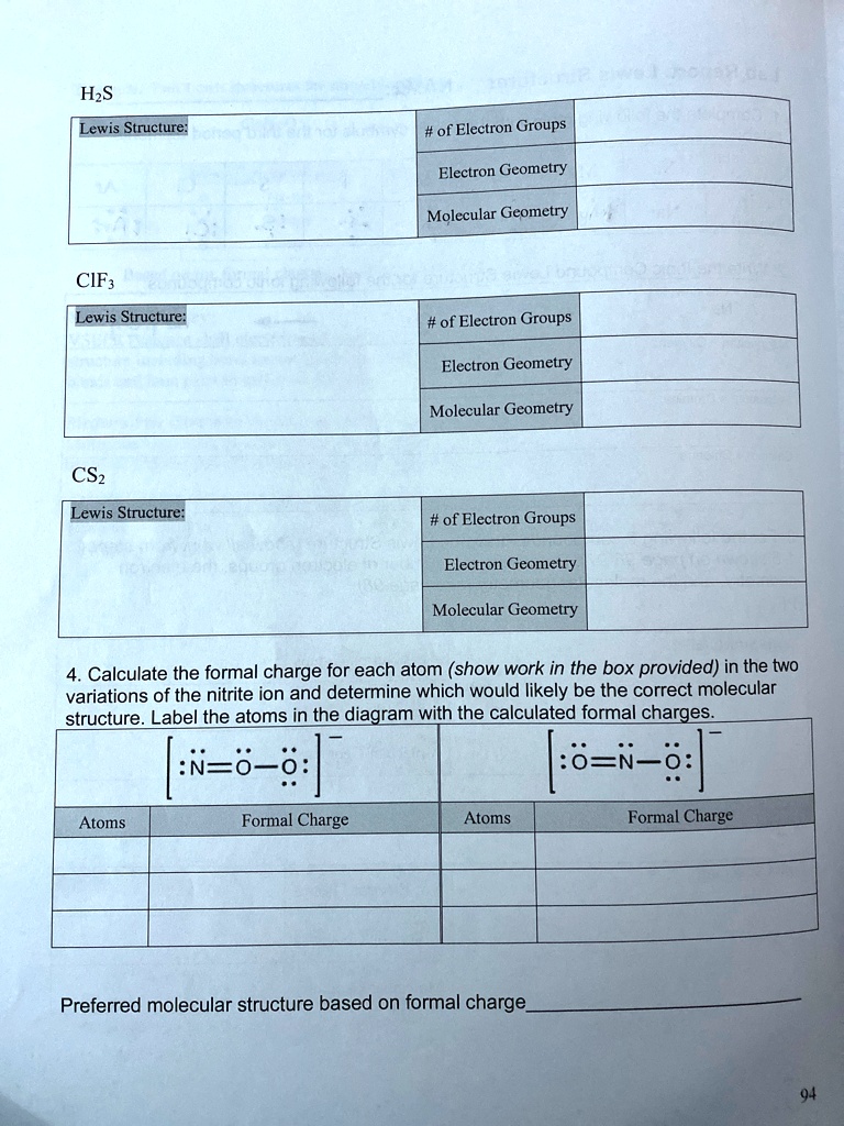 hzs lewis structure of electron groups electron geometry molecular ...