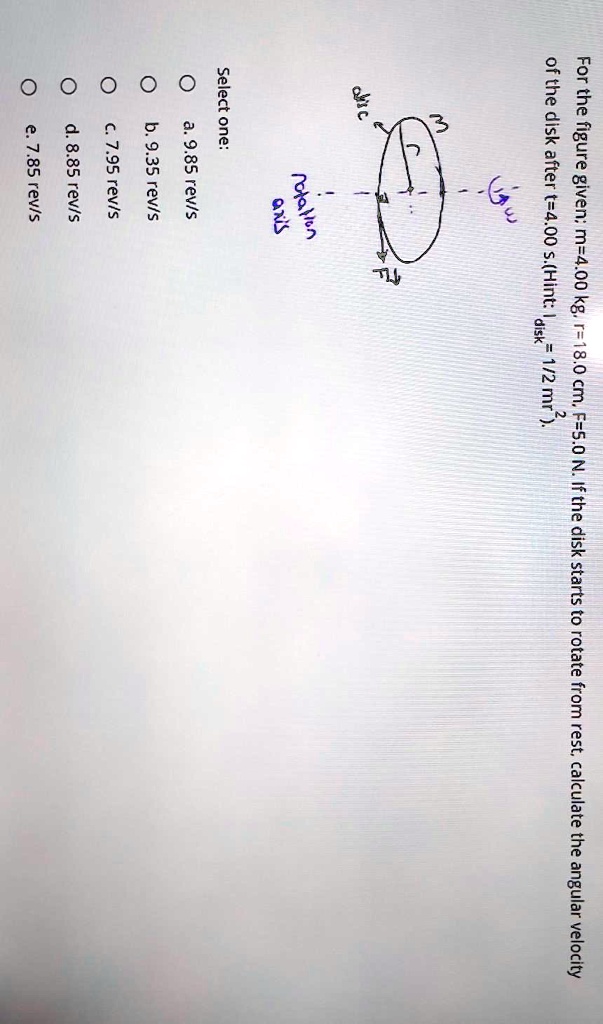 SOLVED: 8 heeisk Jiskuretervea; (F4.0o 1 disk 1/2 8 JW 3 3 2 Select one= WW 3 the disk starts to ...