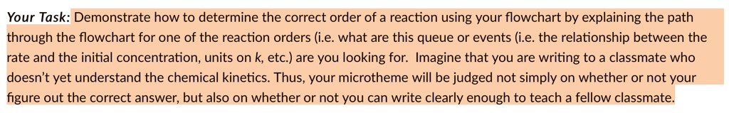 SOLVED: Your Task: Demonstrate how to determine the correct order of a ...