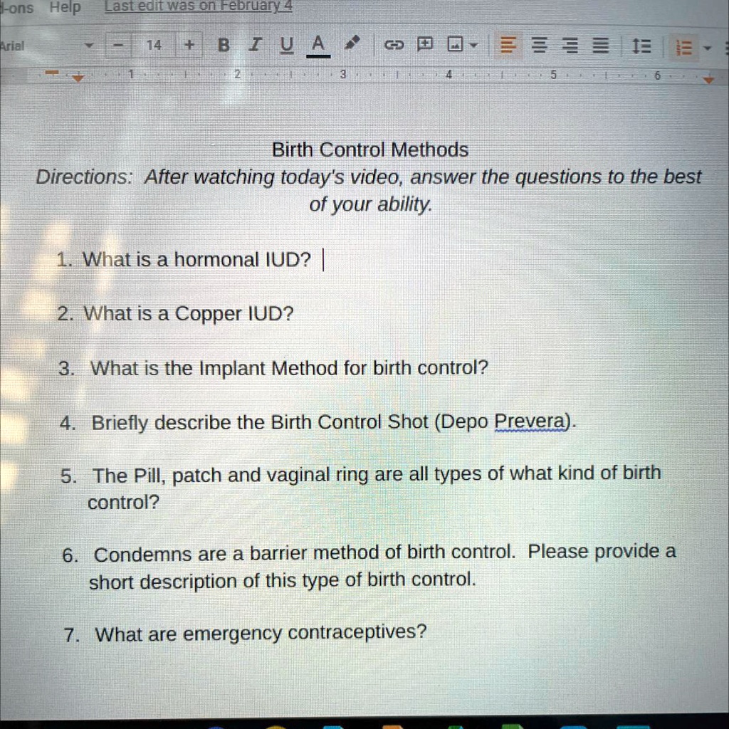 SOLVED: "Birth Control Methods - What’s is a hormonal IUD? K-ons Help ...
