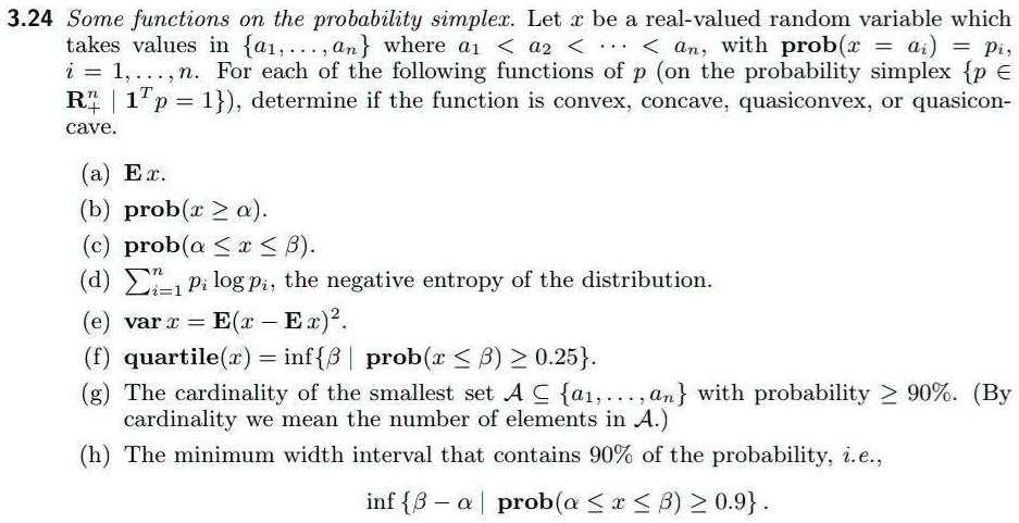 SOLVED: Solution for Part a b c d 3.24 Some functions on the ...