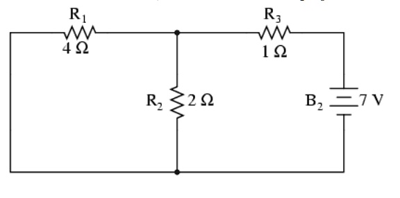 Solved Given The Circuit Shown Below How Much Current Flows Through