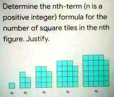 SOLVED: Determine the nth-term (n is a positive integer) formula for ...