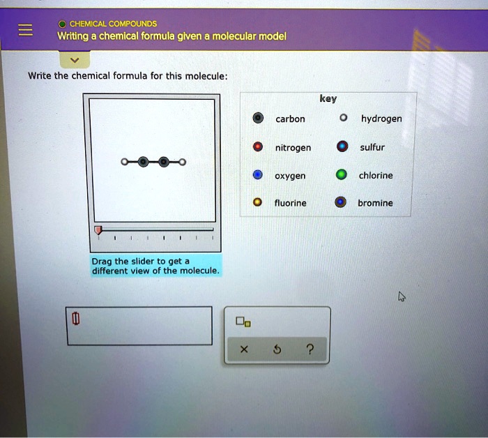 SOLVED: CHEMICAL COMPOUNDS Writing chemical formula given molecular ... SOLVED: CHEMICAL COMPOUNDS Writing chemical formula given molecular ...