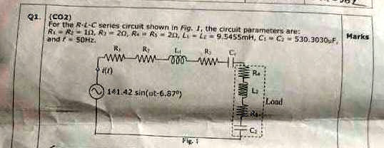 SOLVED: 1. Modify the circuit by adding a capacitor in parallel to the ...