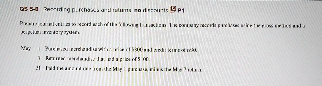 SOLVED: Prepare journal entries to record each of the following ...
