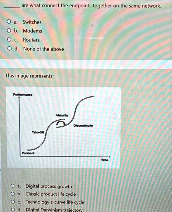 SOLVED: are what connect the endpoints together on the same network ...