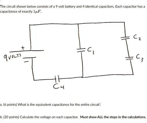 SOLVED: The circuit so*nI below consists of a volt battery and ...